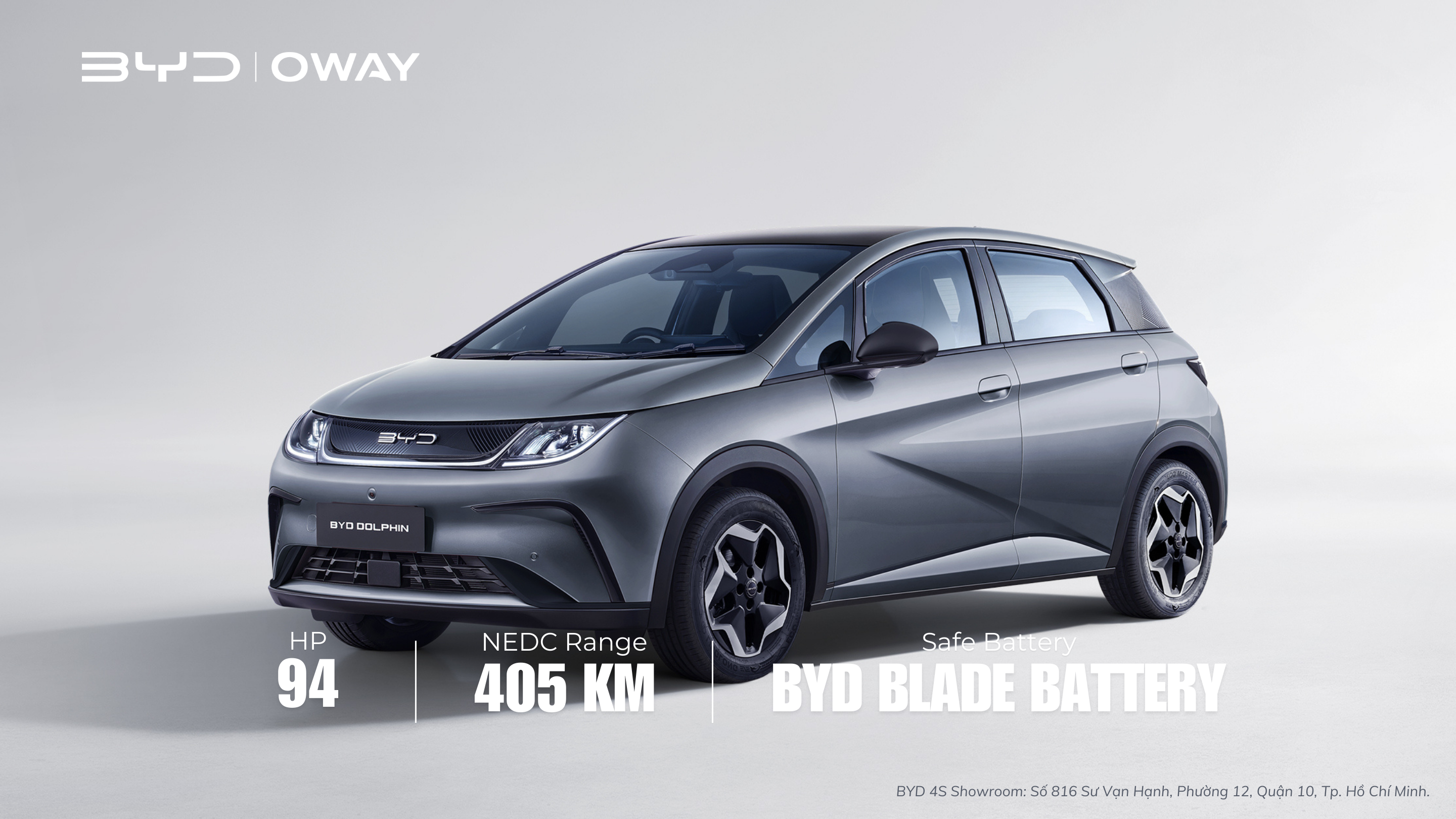BYD Dolphin - Urban Grey | BYD Auto - BYD Việt Nam - BYD Oway Sài Gòn