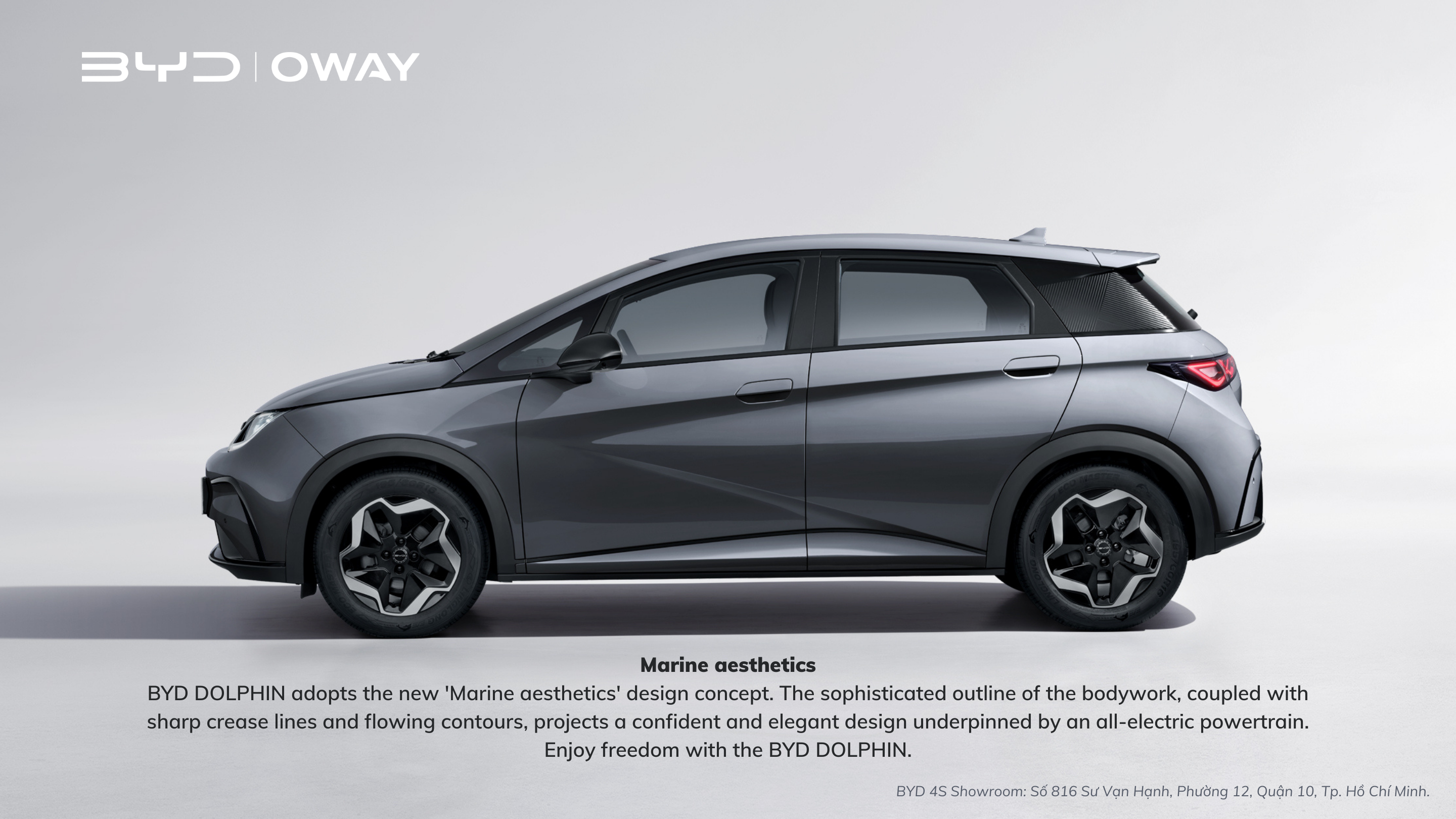BYD Dolphin - Urban Grey | BYD Auto - BYD Việt Nam - BYD Oway Sài Gòn